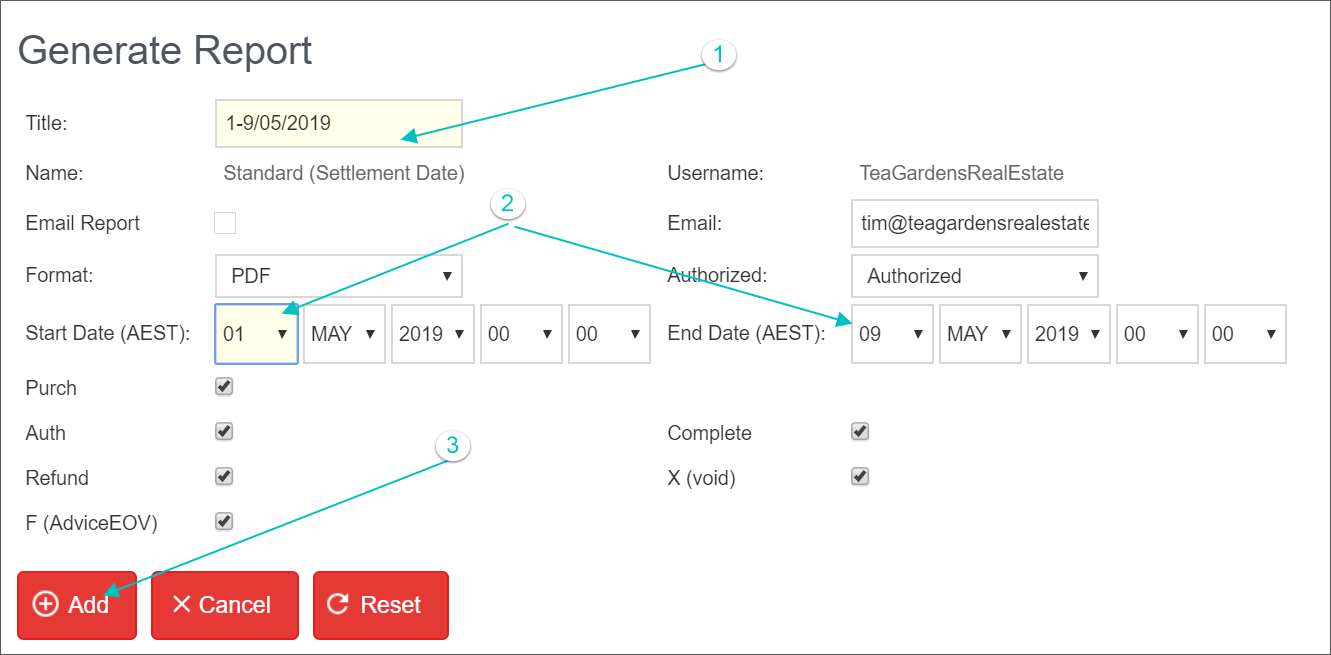 Payment Express Reports – HOMHERO