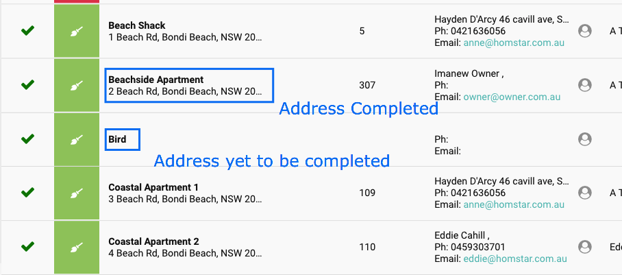 Ensure your property has a valid address – HOMHERO