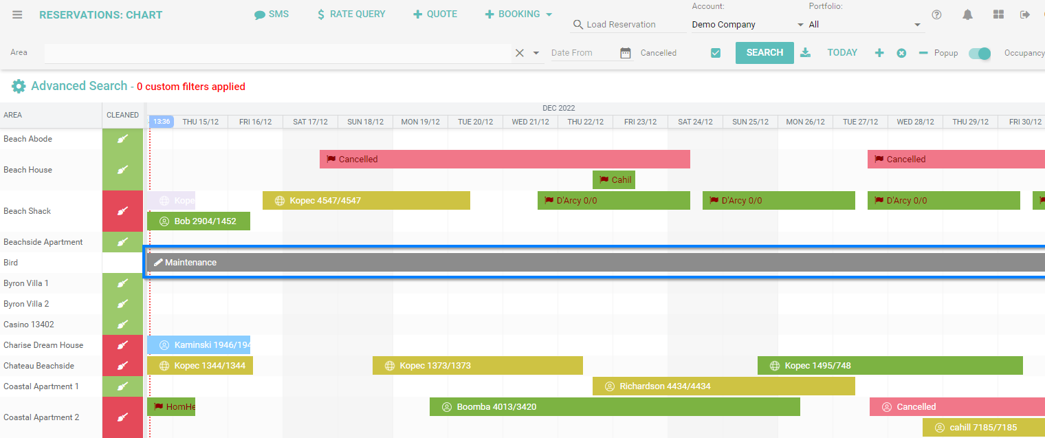 How to create a Maintenance Block in RMS – HOMHERO